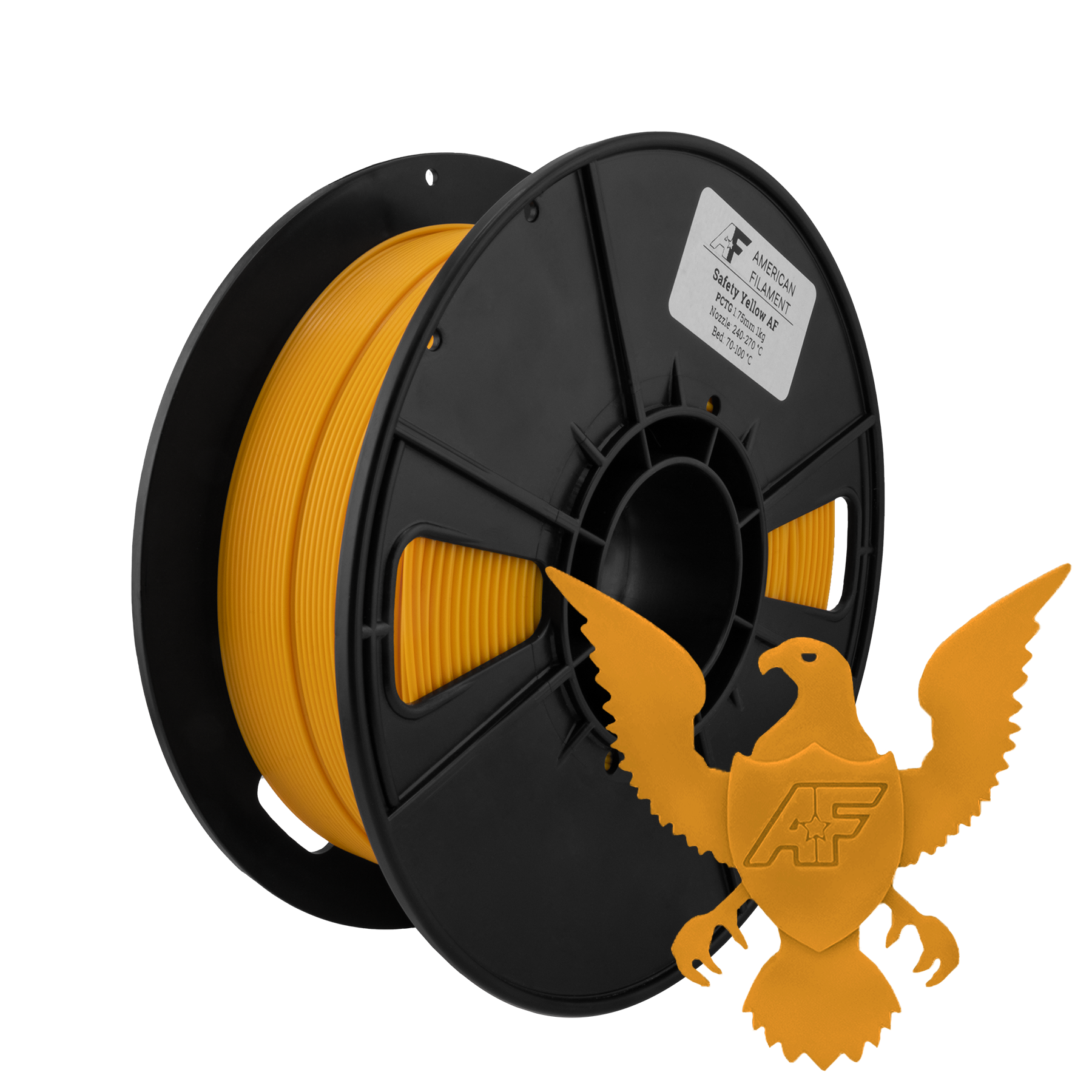 Safety Yellow AF 1.75mm PCTG Filament Made in the USA! – American Filament