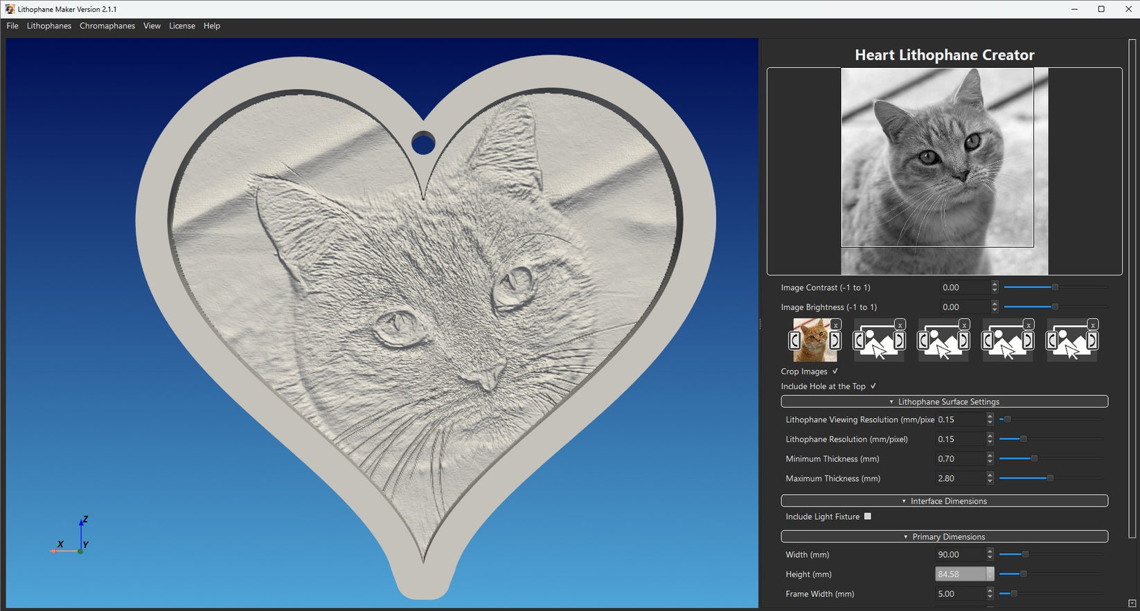 Lithophane Maker Desktop (¡ahora incluye Chromaphanes!) – American Filament